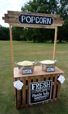 Popcorn Stalls & Machines in Brighton, Sussex & London | Mr Candy Floss